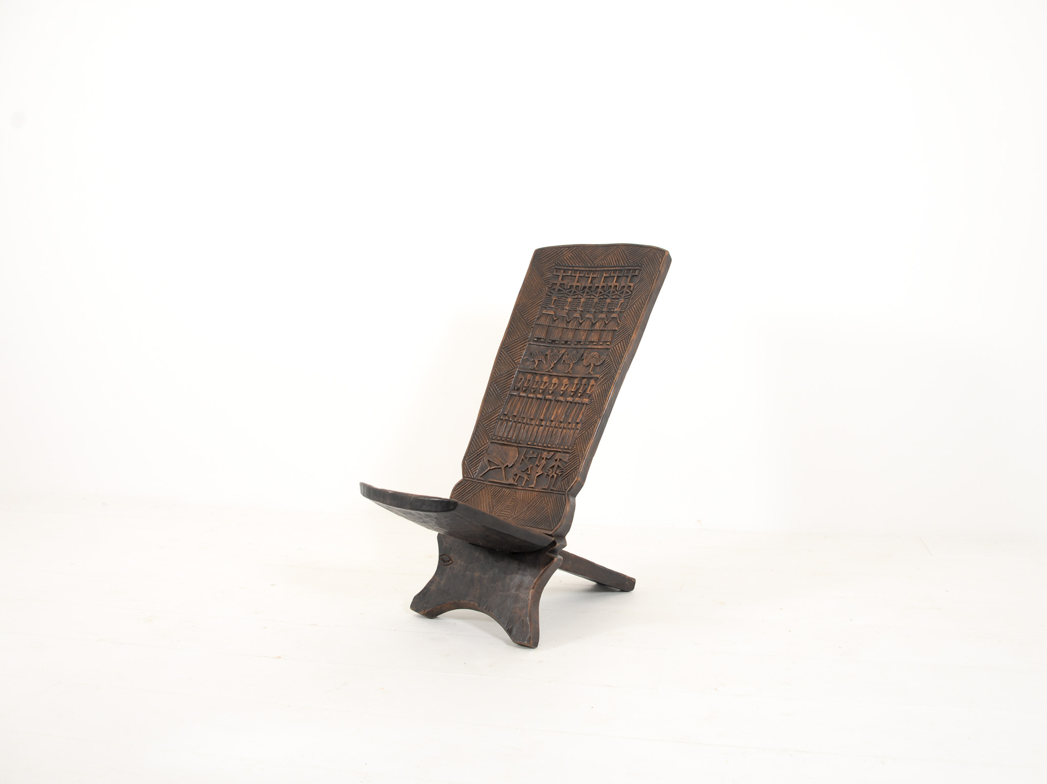 Tribal wooden chair from Mali | Louise Hall Decorative